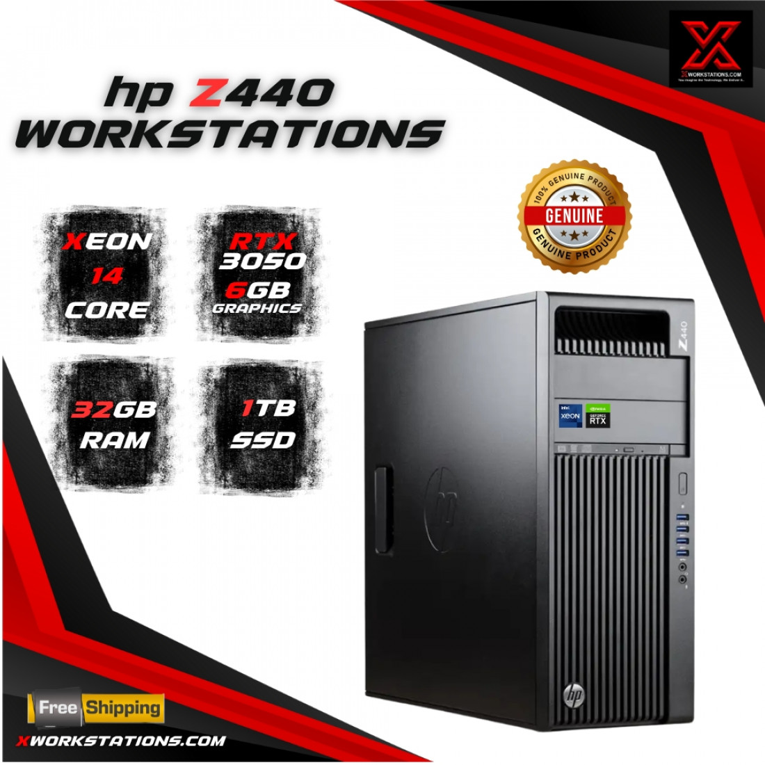 HP Z440 Workstation Intel® Xeon® 14 Cores & 28 Threads ...
